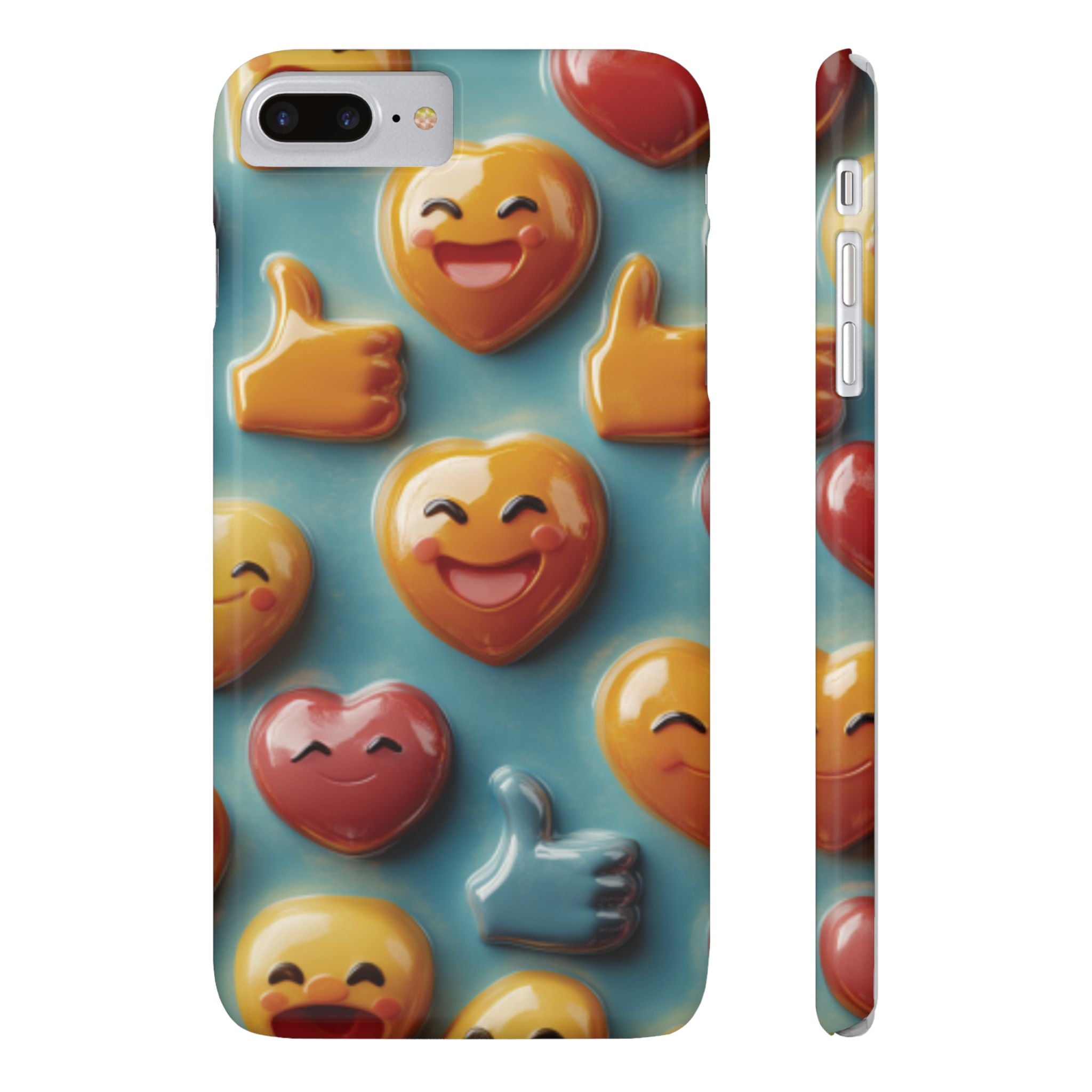 Emoji fun Slim Case for iPhone - Ruppy's Creations